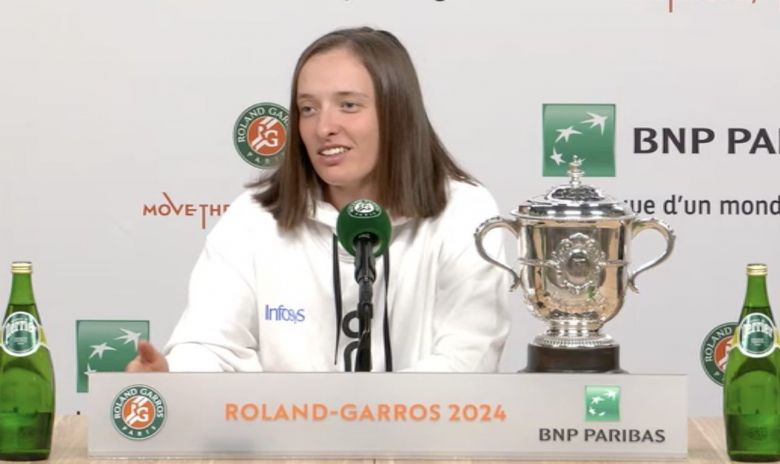 Tennis. Roland-Garros - Iga Swiatek, son secret : «J'ai profité un peu plus de la vie» - TennisActu